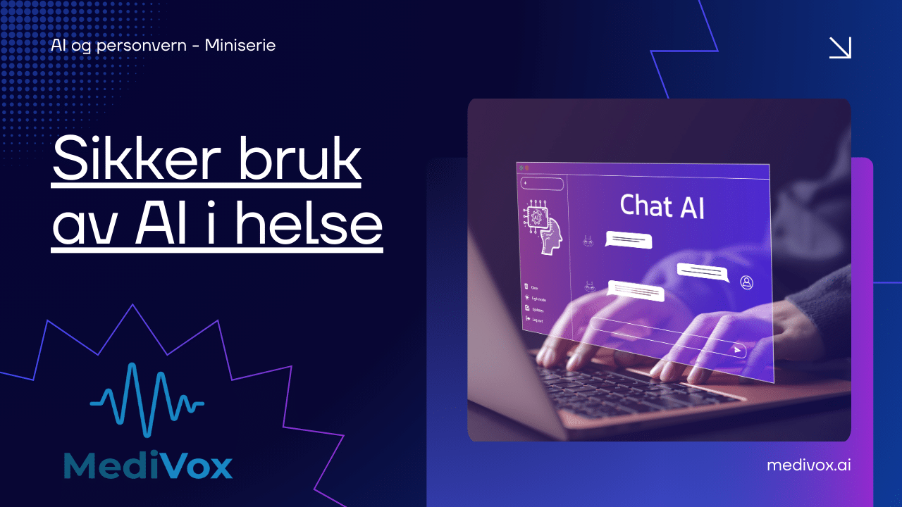 Safe use of AI in healthcare with MediVox.ai